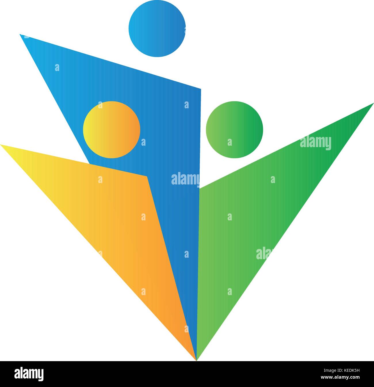 Isolated teamwork logo Stock Vector Image & Art - Alamy