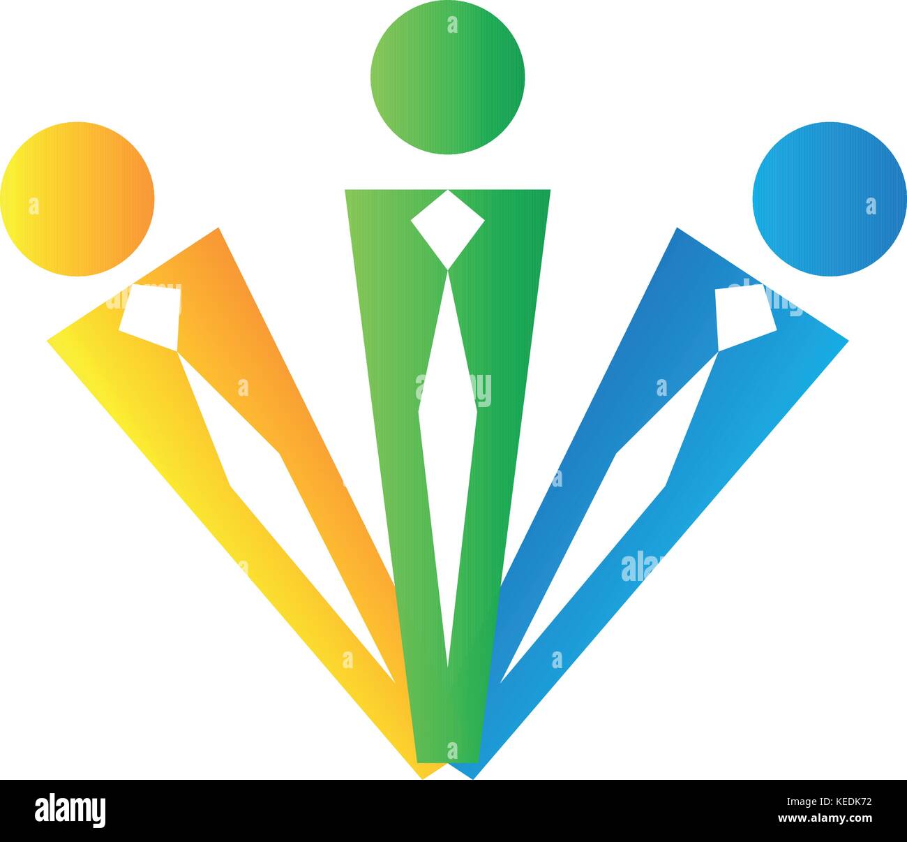 Isolated teamwork logo Stock Vector Image & Art - Alamy