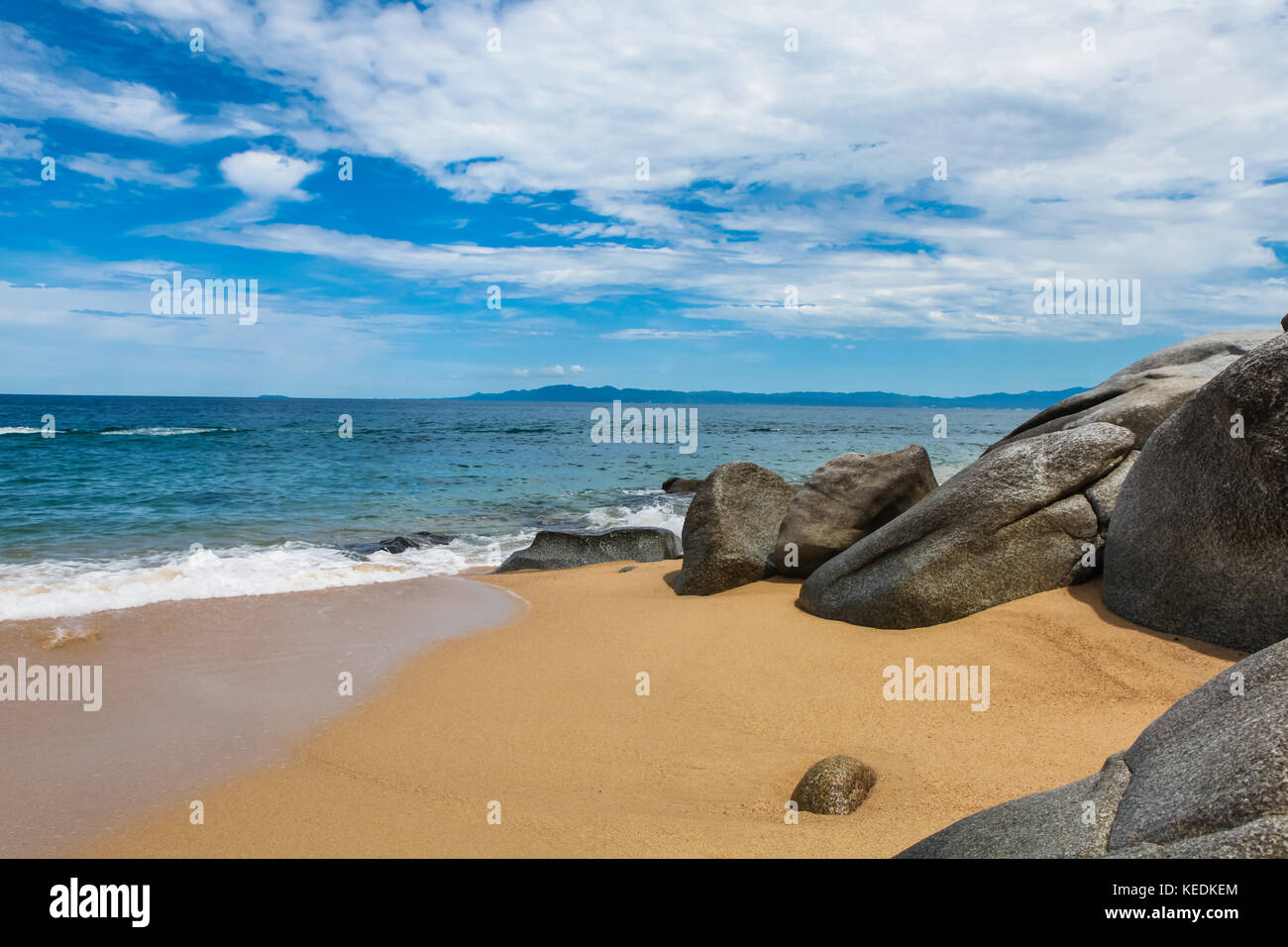 View at Playa las Animas near Puerto Vallarte in Mexico Stock Photo - Alamy
