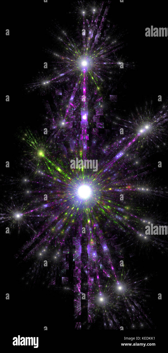 A massive supernova in deep space, which has set off a series of ...