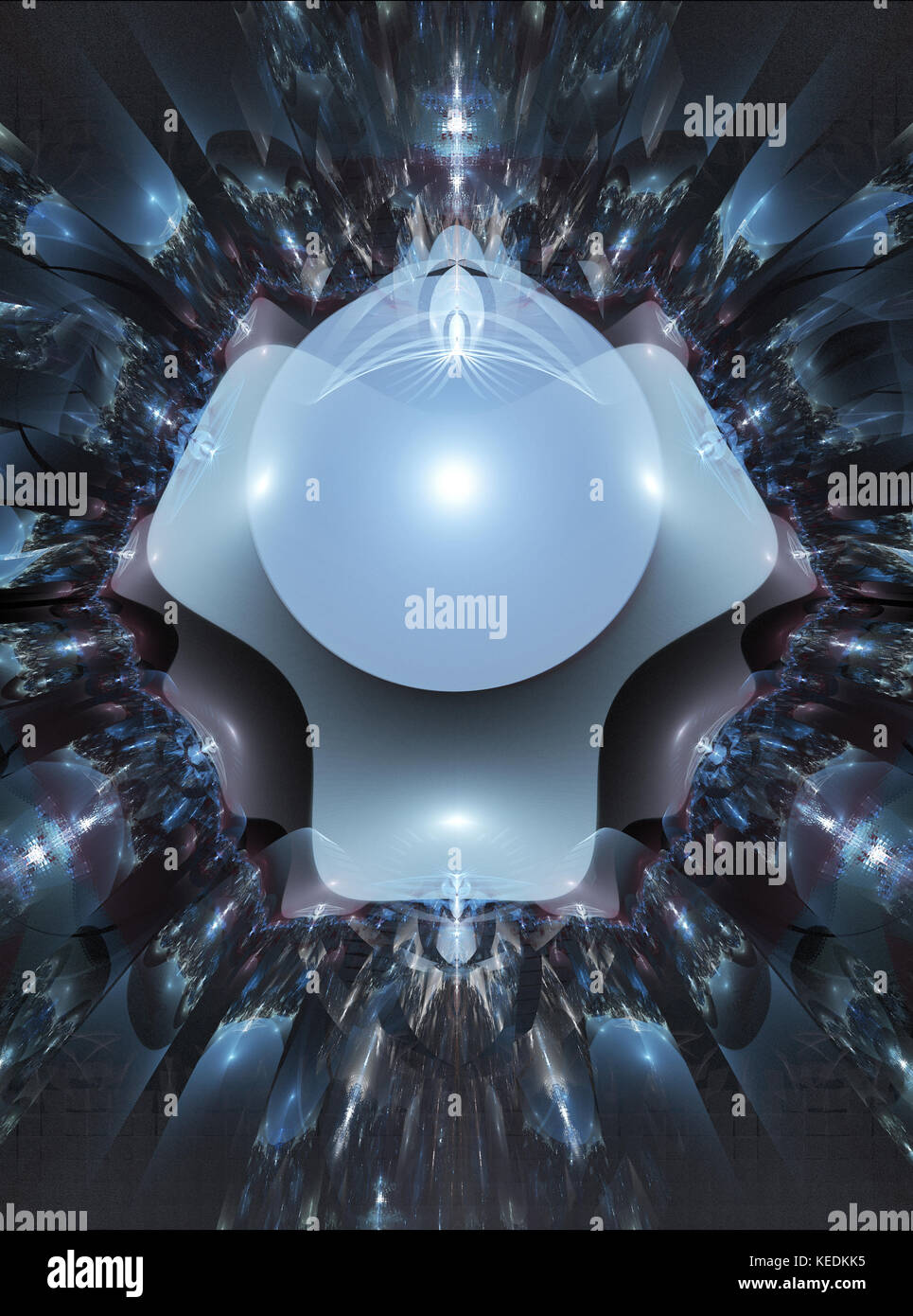 Geometric shapes being manipulated until they are splayed open Stock ...