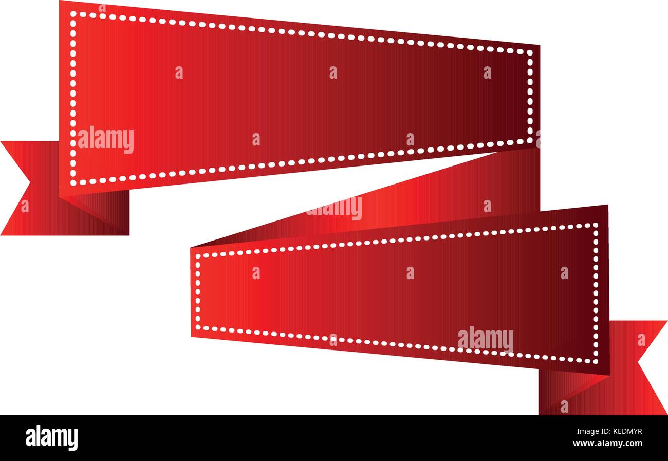 Isolated empty ribbon Stock Vector Image & Art - Alamy