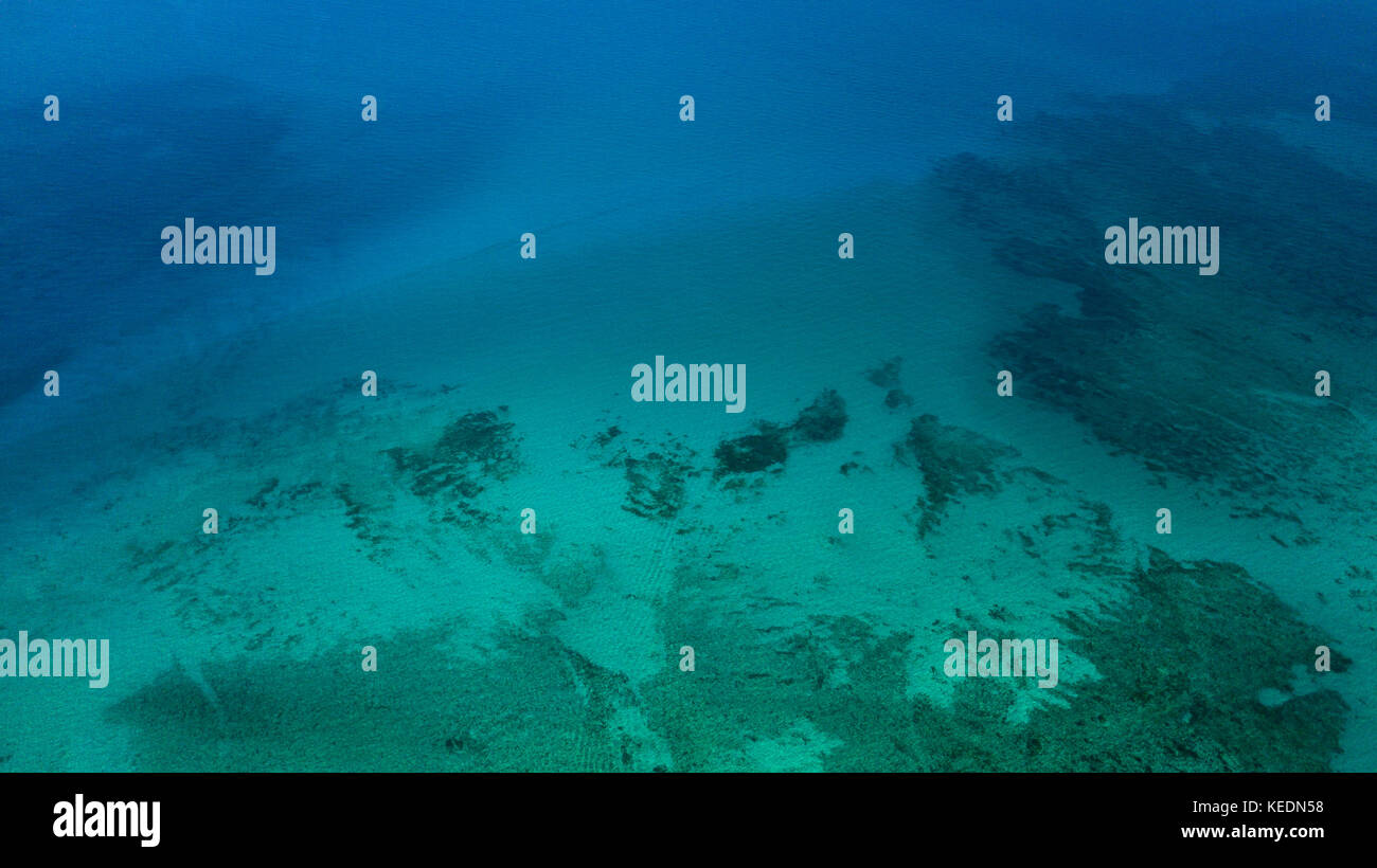 aerial view of reef, fuerteventura, canary islands Stock Photo - Alamy