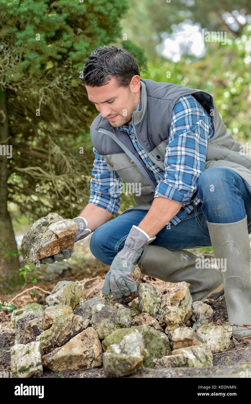 Sorting rocks hi-res stock photography and images - Alamy