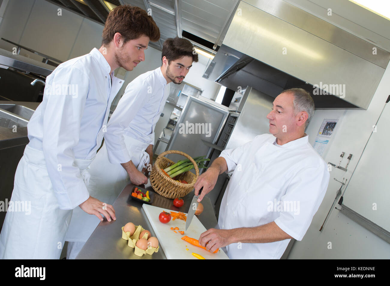 chefs at work Stock Photo - Alamy