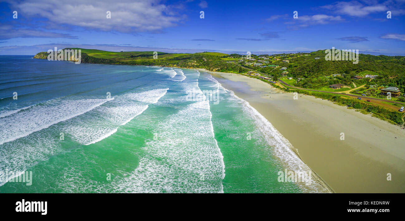 Aerial panorama of Cape Bridgewater beach, Victoria, Australia Stock ...