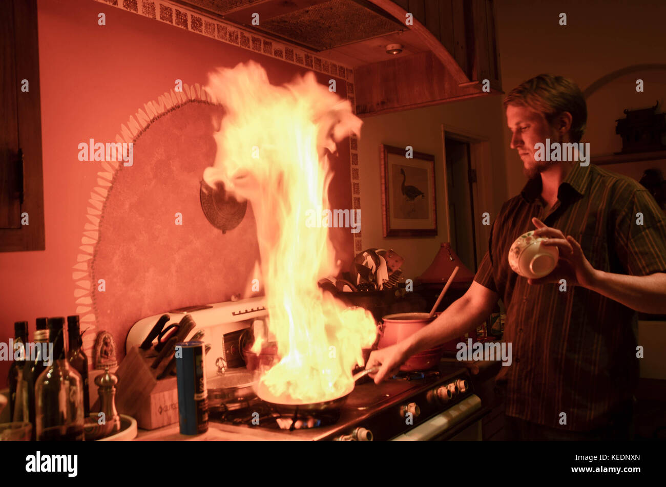 Flambe dessert hi-res stock photography and images - Alamy