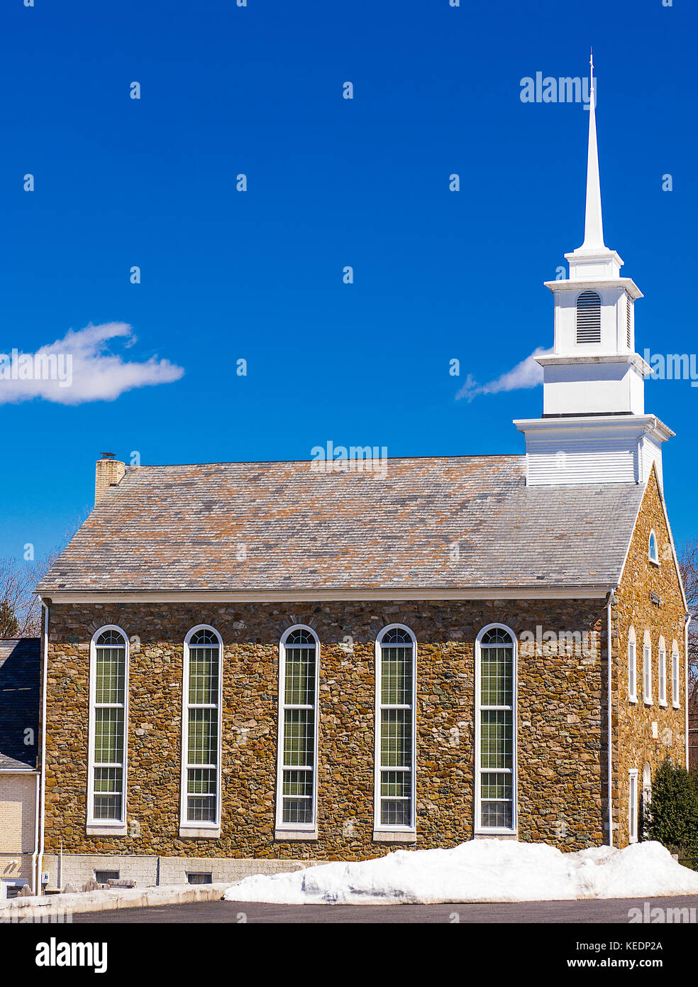 Old Stone Church Stock Photo - Alamy