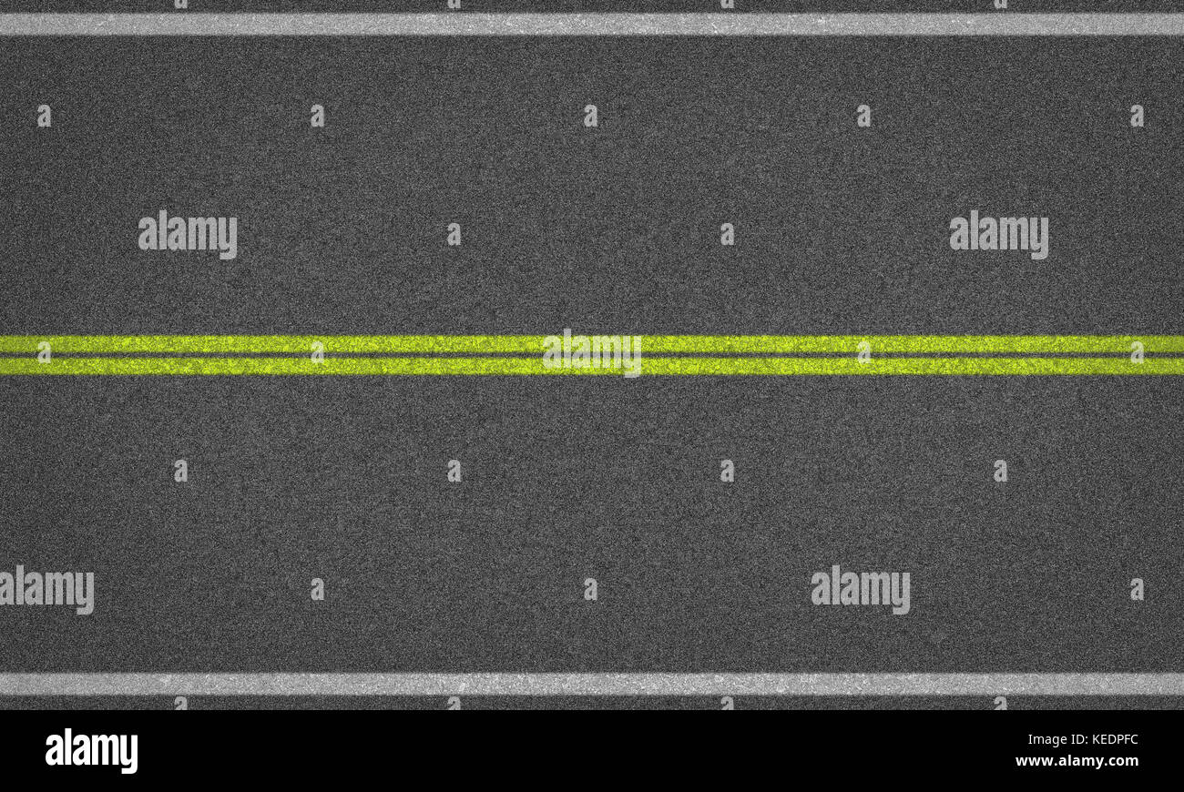 Asphalt road background with line marking Stock Photo - Alamy
