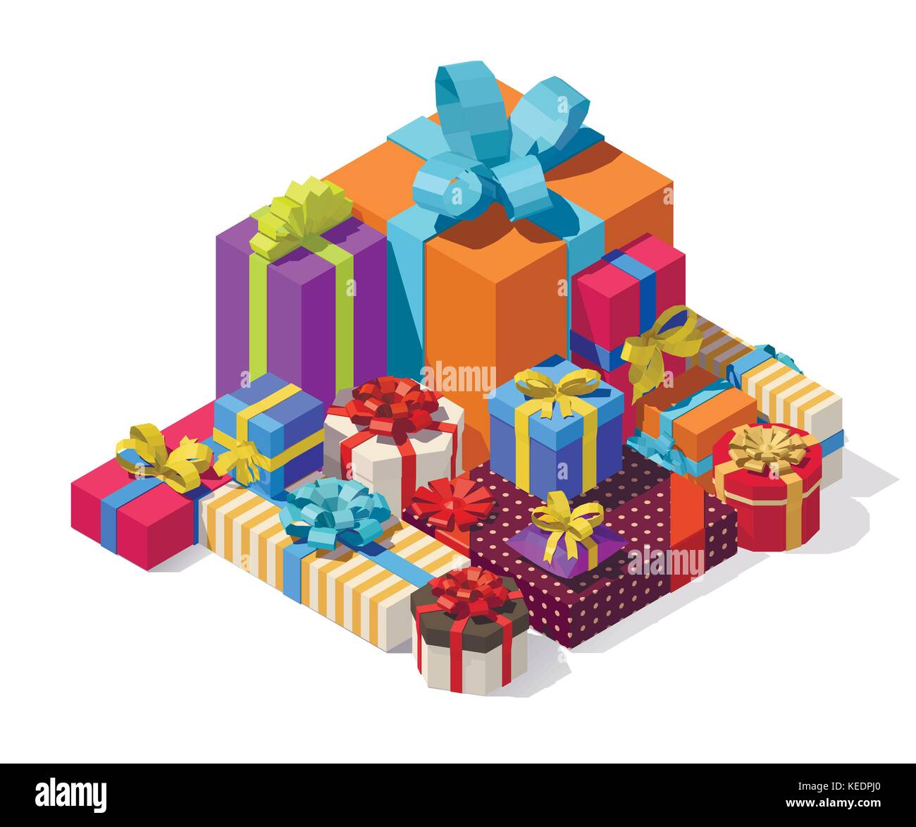 Blue low poly vector Cut Out Stock Images & Pictures - Alamy