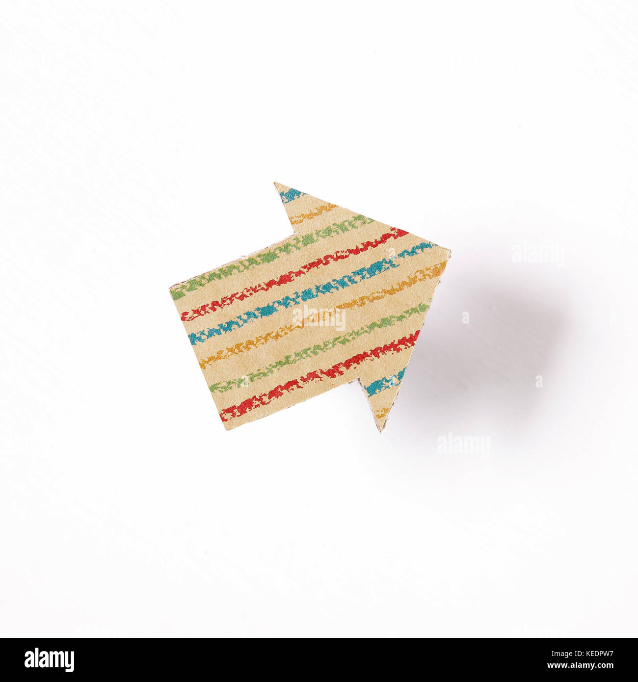 Arrow shaped paper hi-res stock photography and images - Alamy