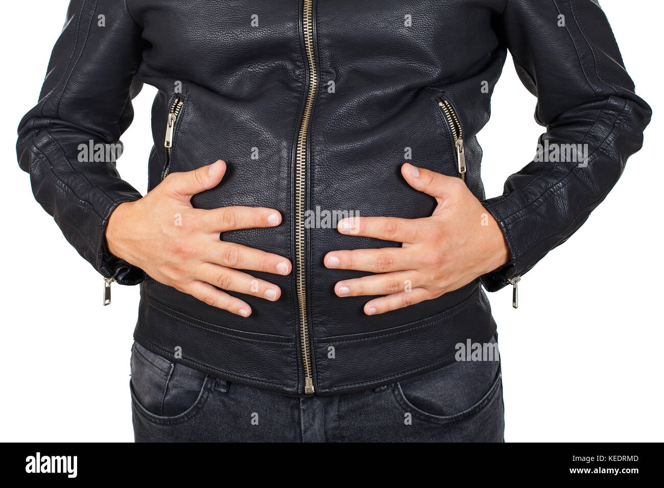 Close up picture of a man big belly, on isolated background Stock Photo ...