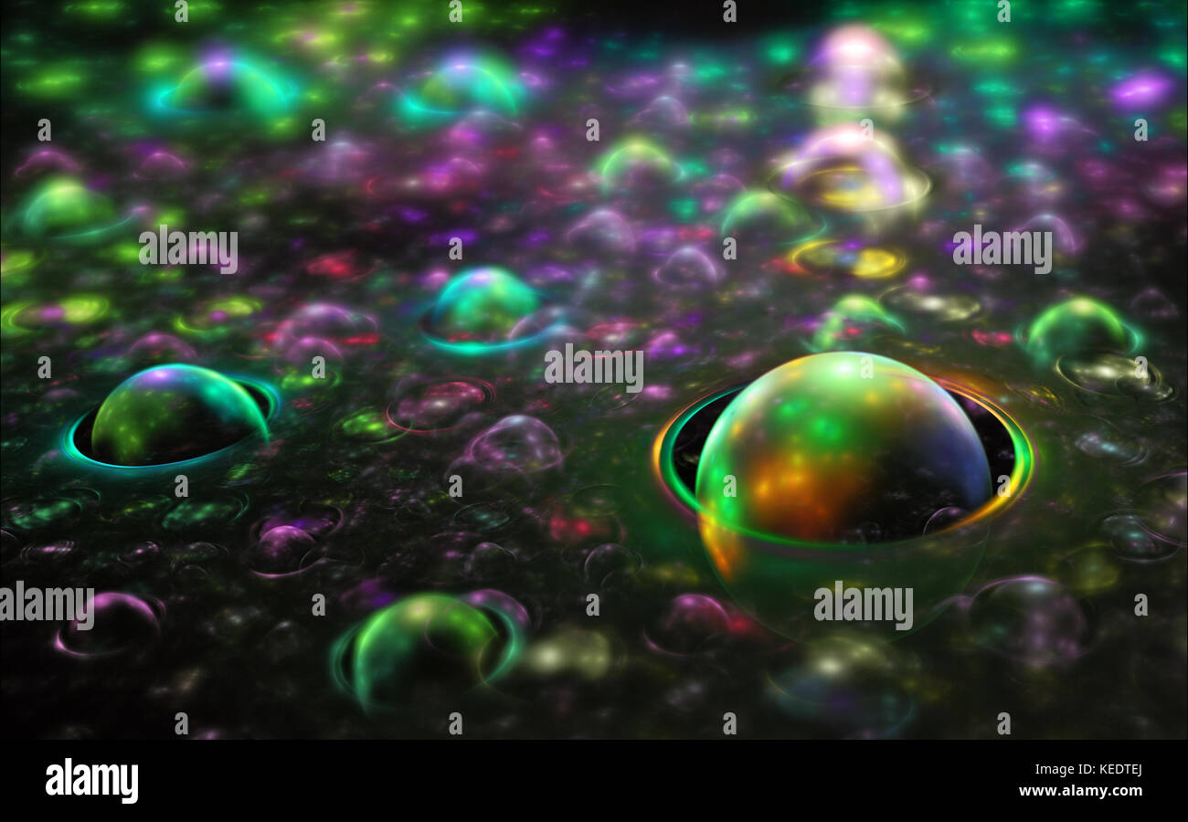 Many nebulae spread out over vast reaches of outer space Stock Photo ...