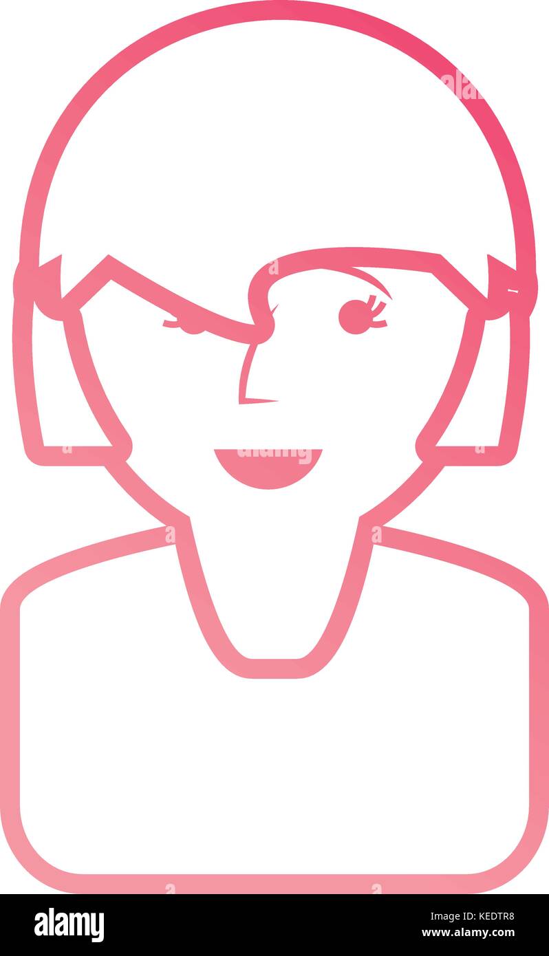 woman face vector illustration Stock Vector Image & Art - Alamy