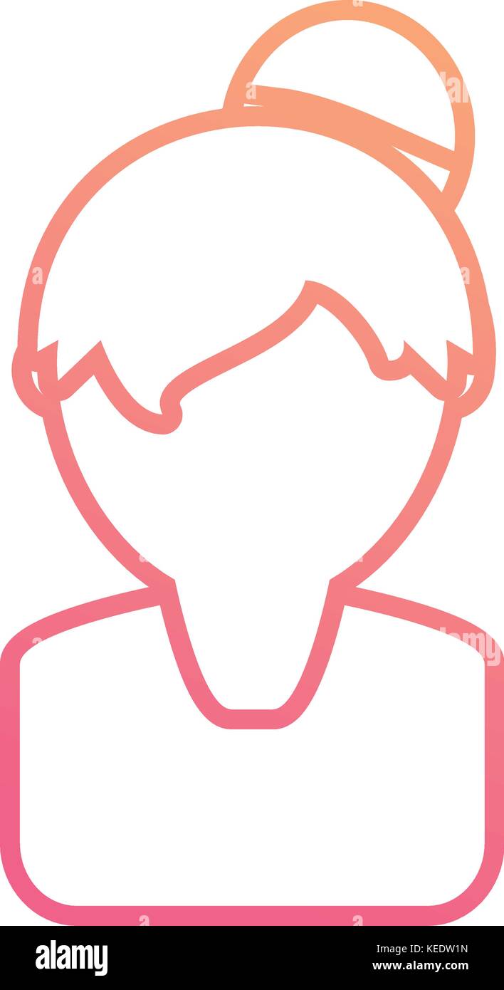 woman face vector illustration Stock Vector Image & Art - Alamy