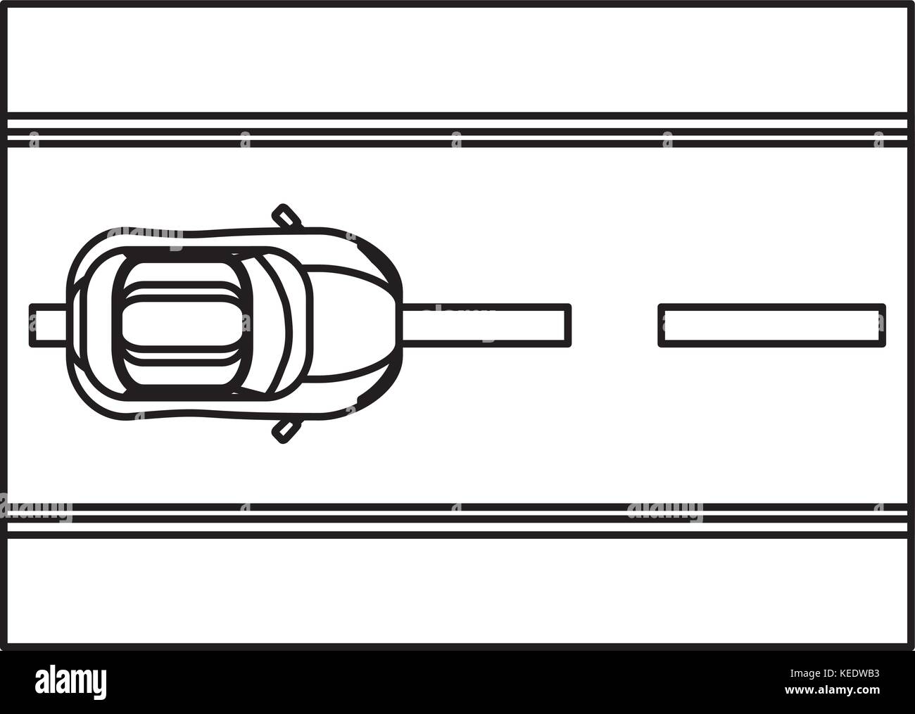 car on the road vector illustration Stock Vector Image & Art - Alamy
