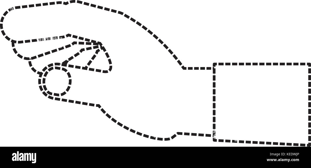 hand sticker with vector illustration Stock Vector Image & Art - Alamy