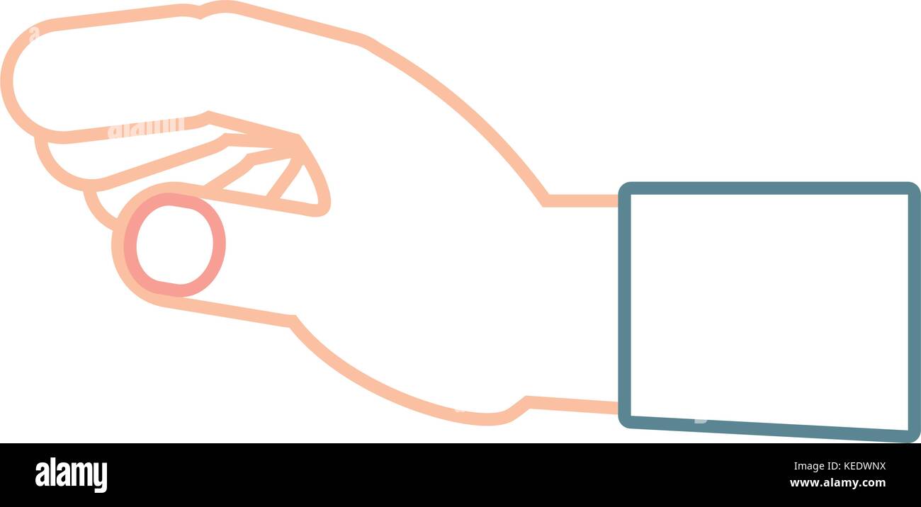 hand with vector illustration Stock Vector Image & Art - Alamy