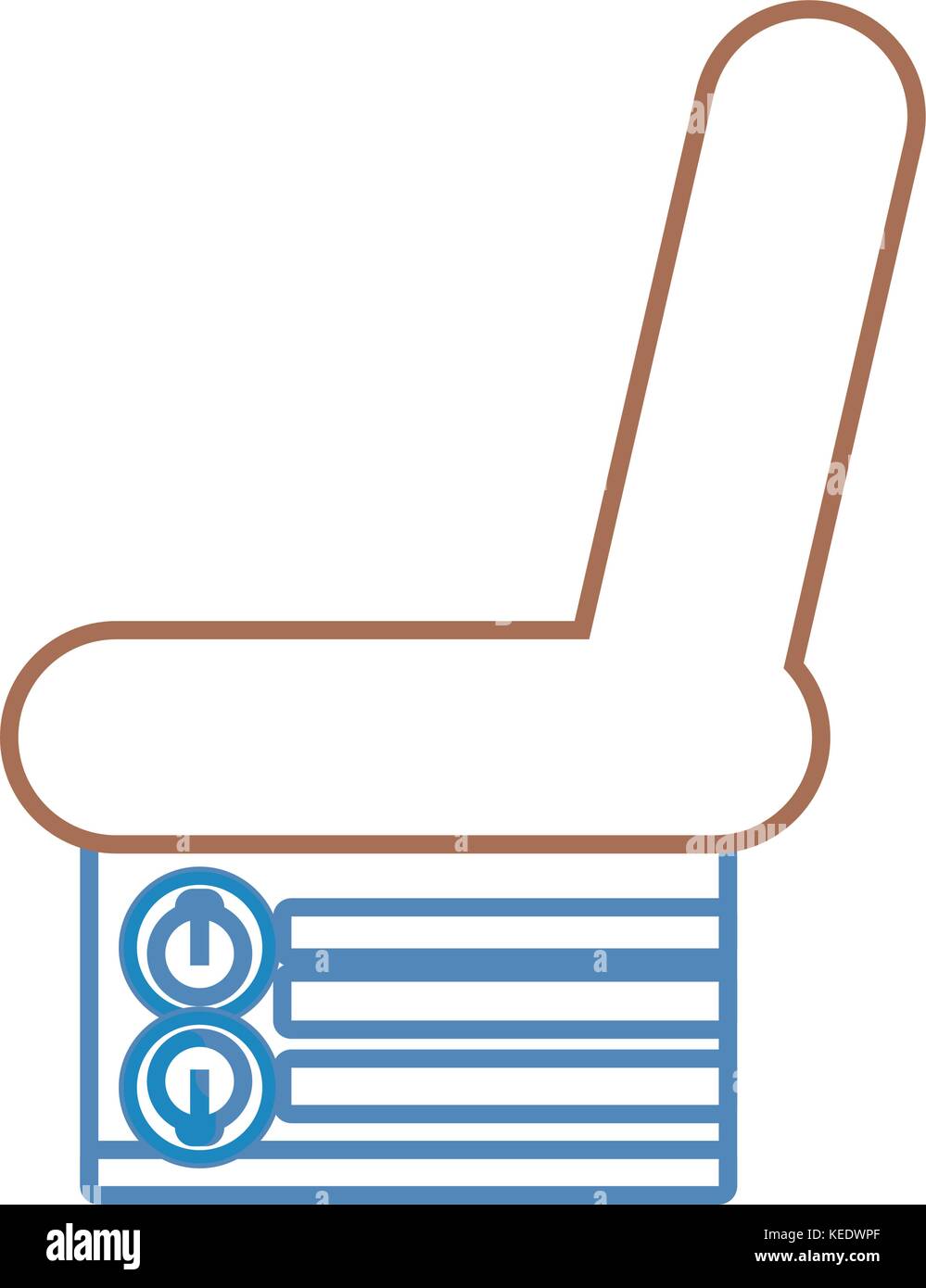 car seat vector illustration Stock Vector Image & Art - Alamy