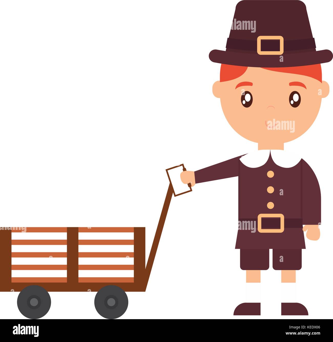 thanksgiving pilgrim design Stock Vector Image & Art - Alamy