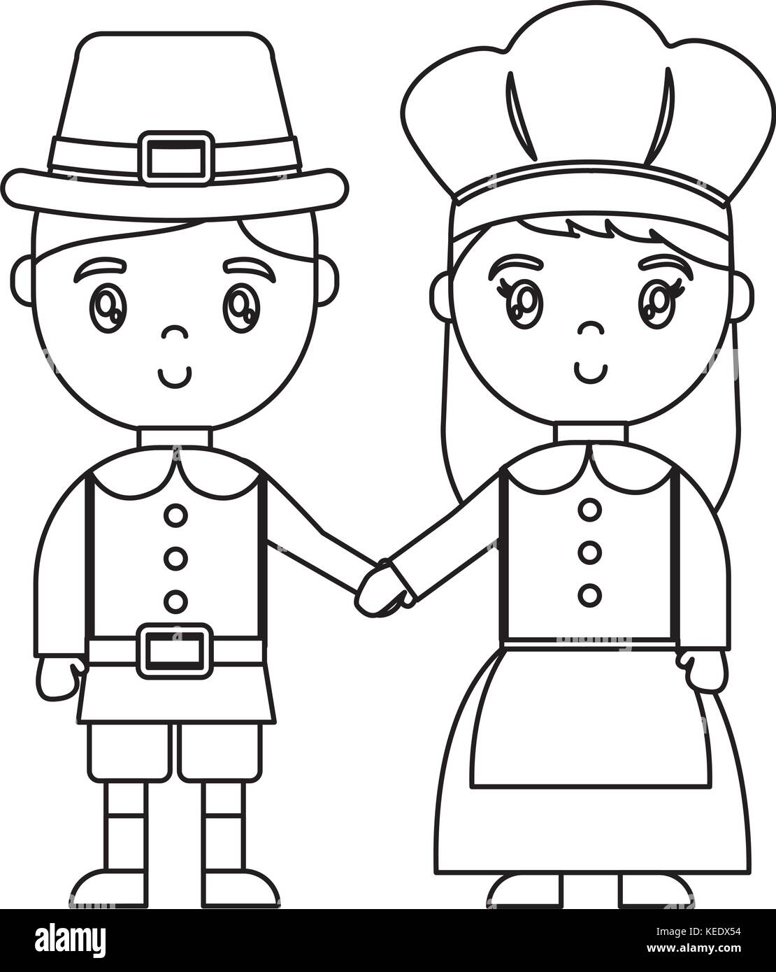 thanksgiving pilgrim design Stock Vector Image & Art - Alamy