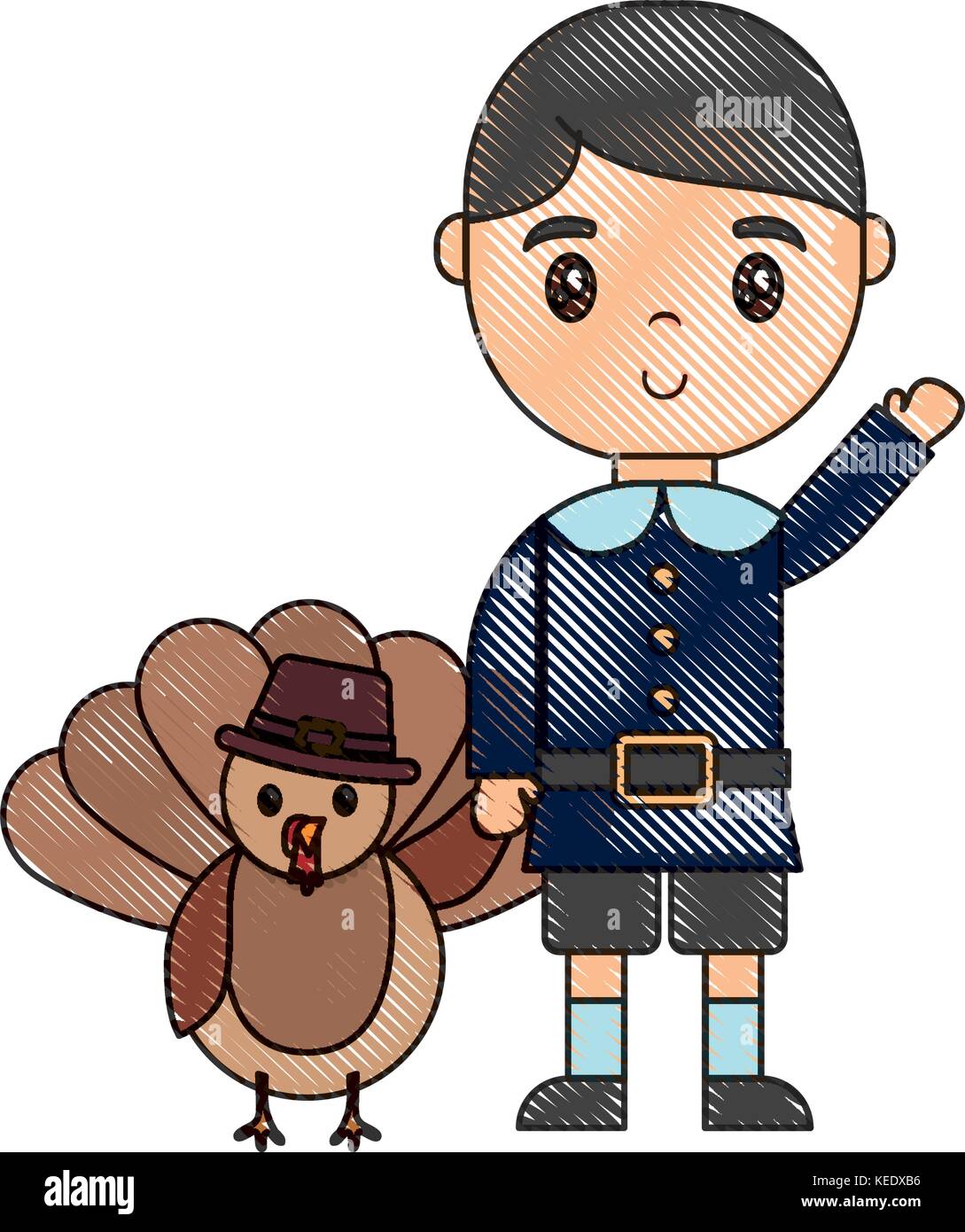 thanksgiving pilgrim design Stock Vector Image & Art - Alamy