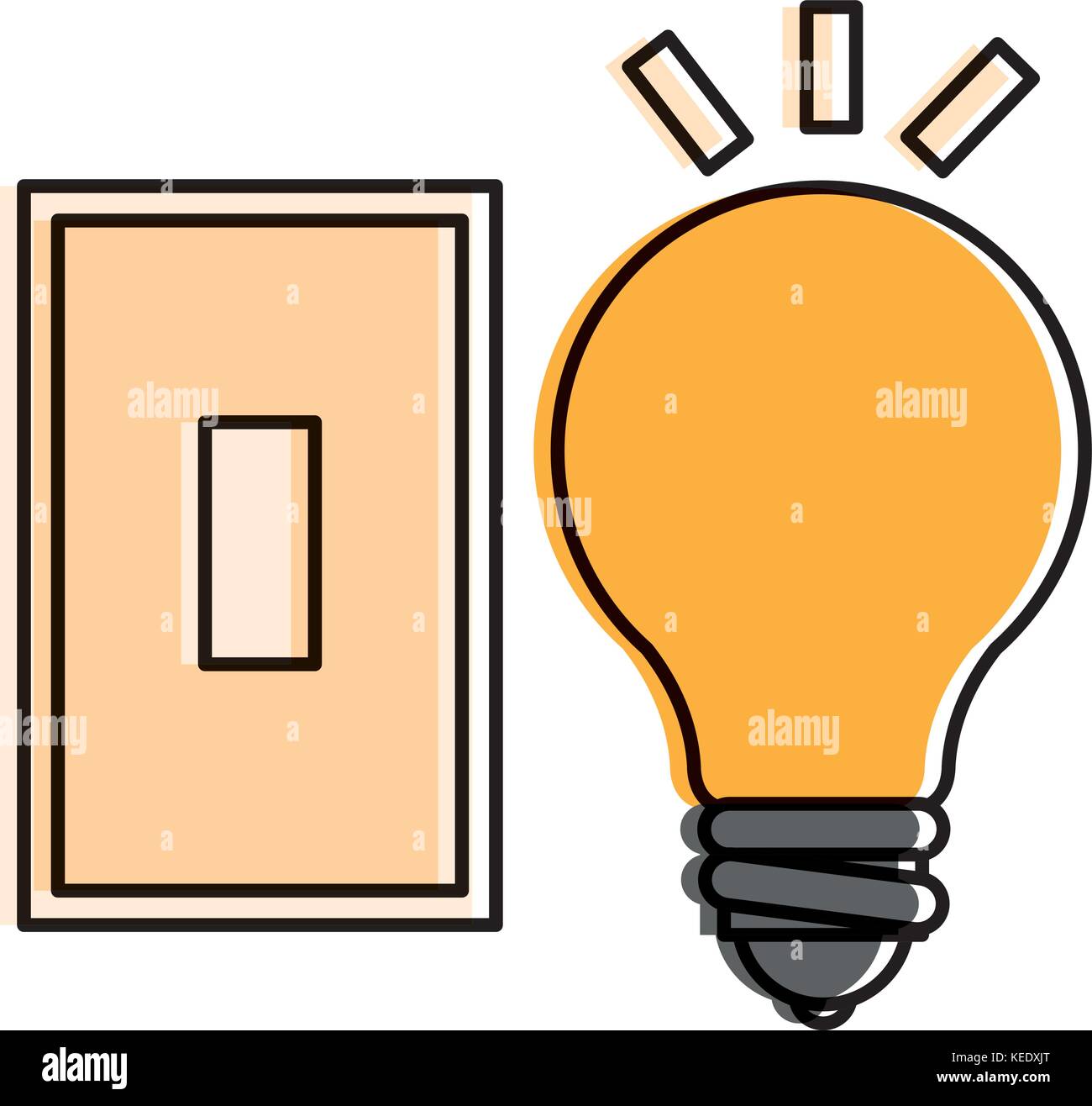 Light switch clipart hi-res stock photography and images - Alamy