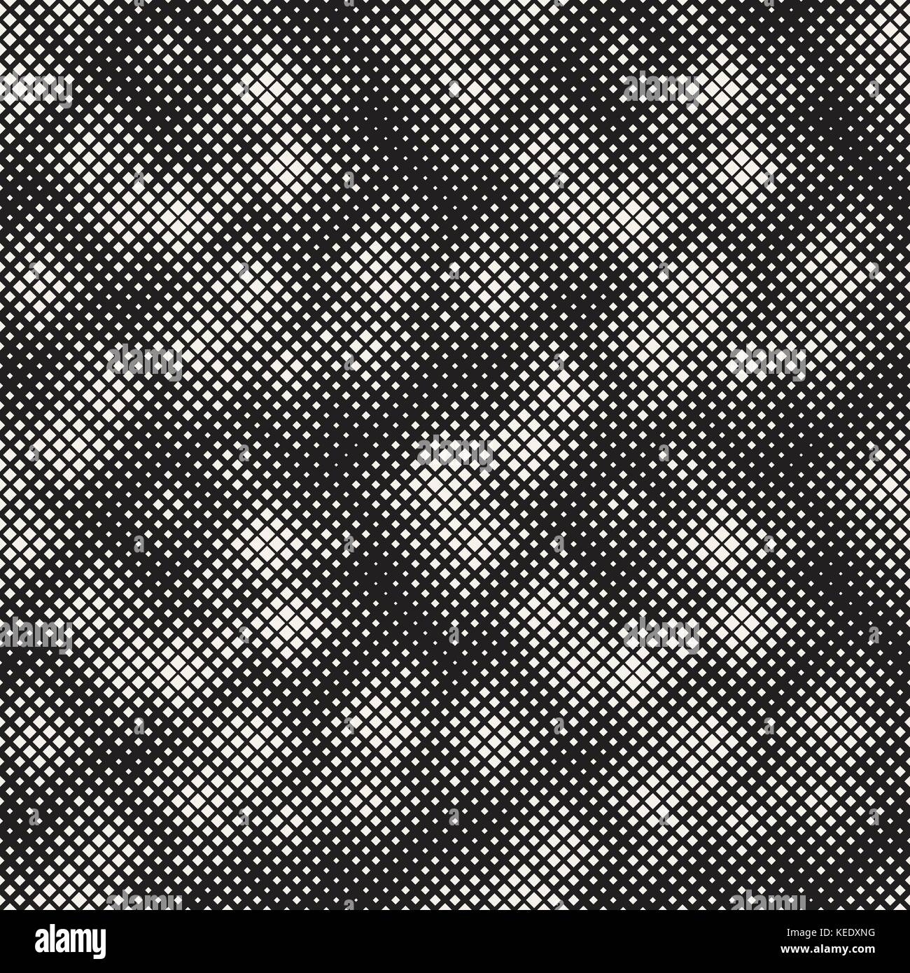 Modern Stylish Halftone Texture. Endless Abstract Background With ...