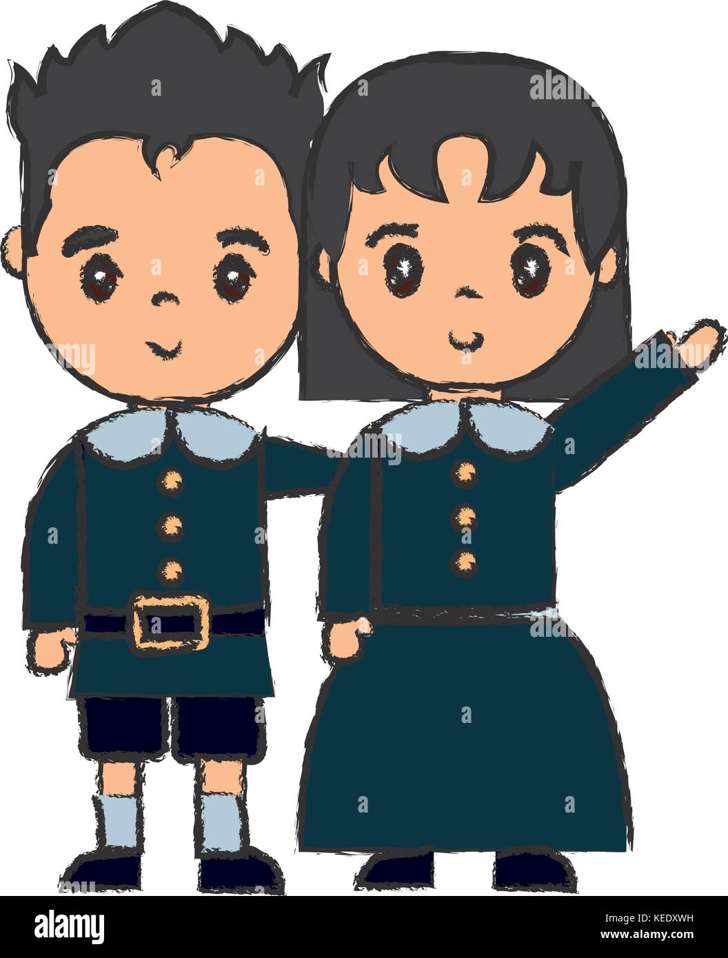 thanksgiving pilgrim design Stock Vector Image & Art - Alamy