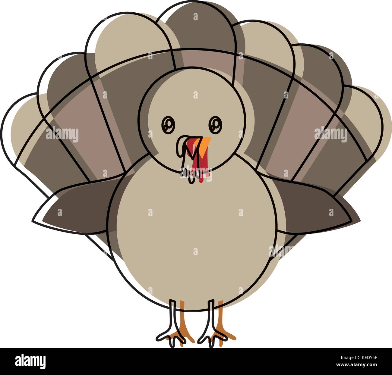 cartoon turkey icon Stock Vector Image & Art - Alamy