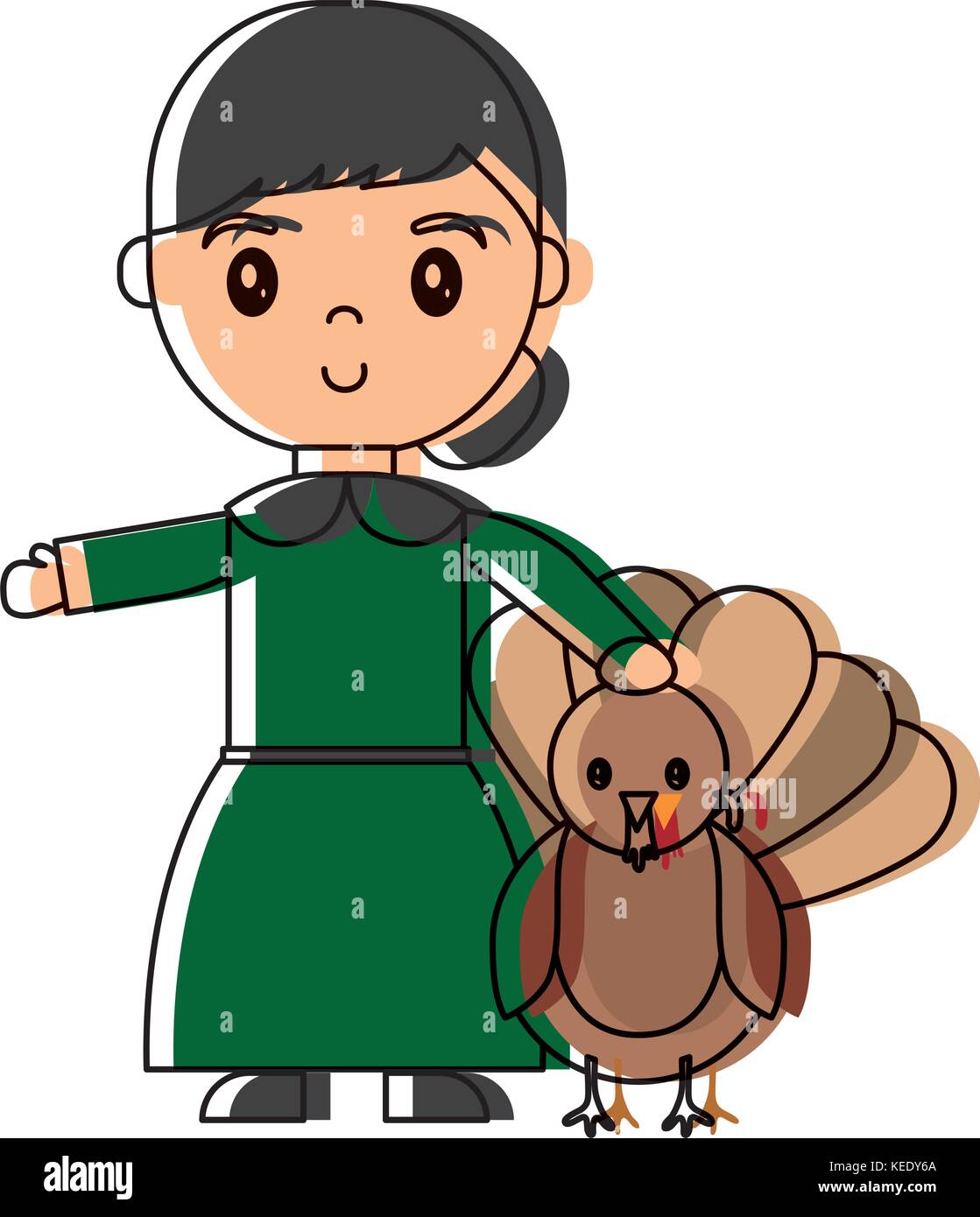 thanksgiving pilgrim design Stock Vector Image & Art - Alamy