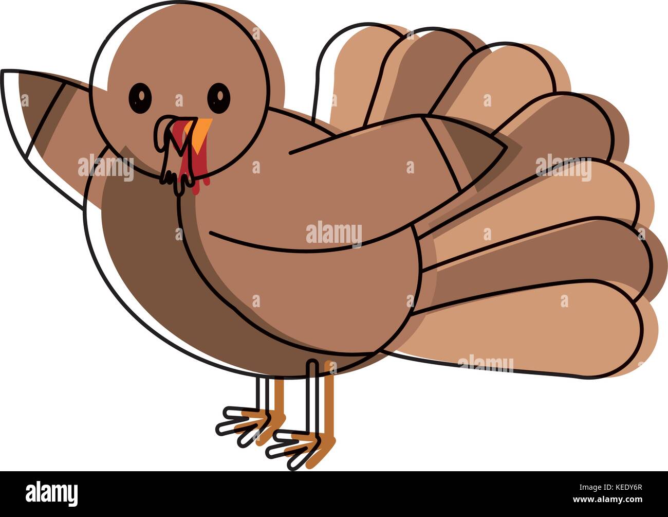 cartoon turkey icon Stock Vector Image & Art - Alamy