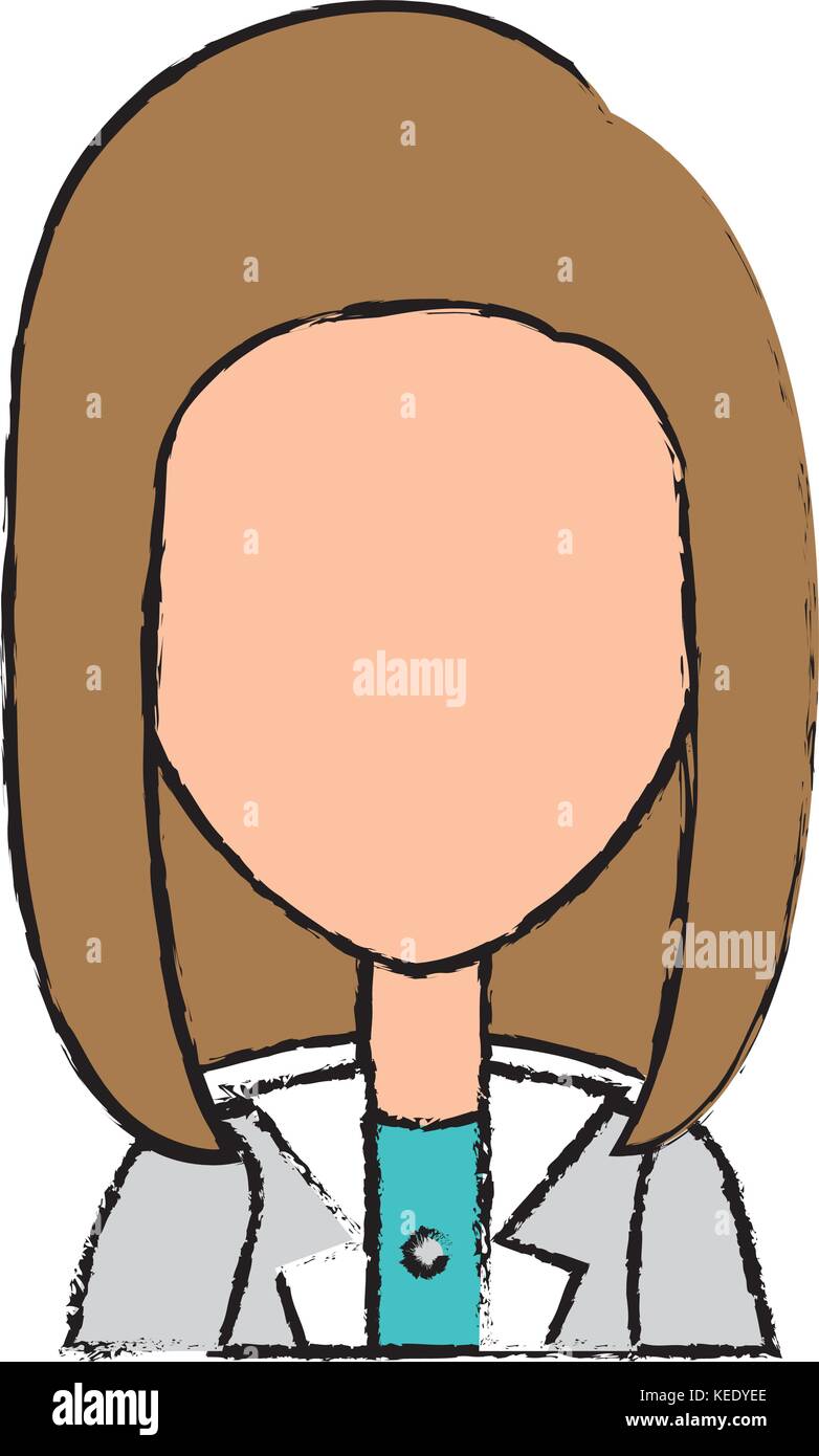 woman doctor avatar character vector illustration design Stock Vector ...