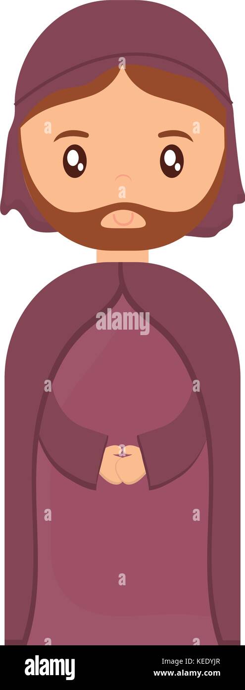 cartoon saint joseph icon Stock Vector Image & Art - Alamy