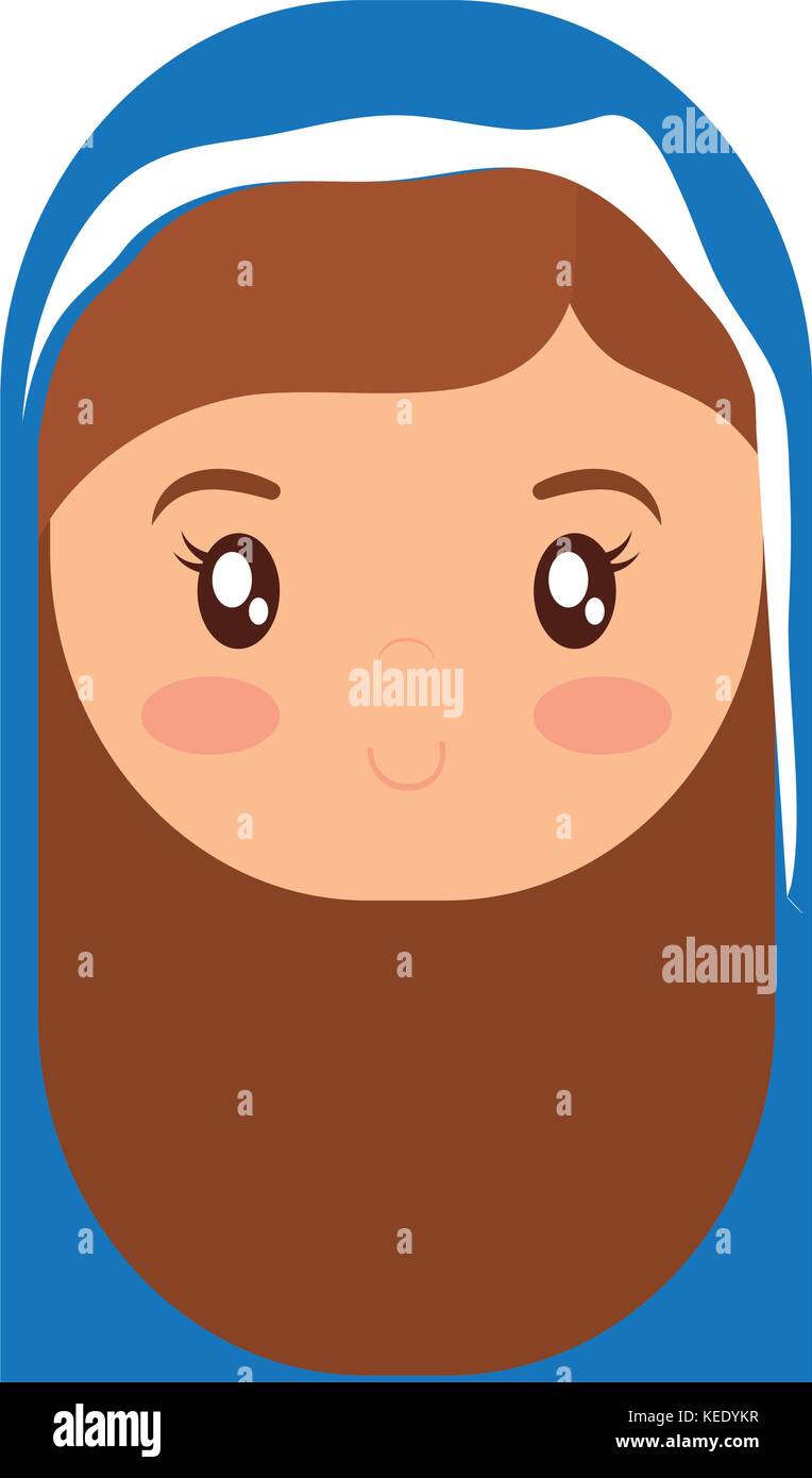 cartoon virgin mary icon Stock Vector Image & Art - Alamy