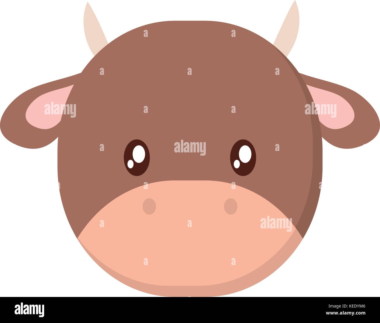 cartoon cow icon Stock Vector Image & Art - Alamy