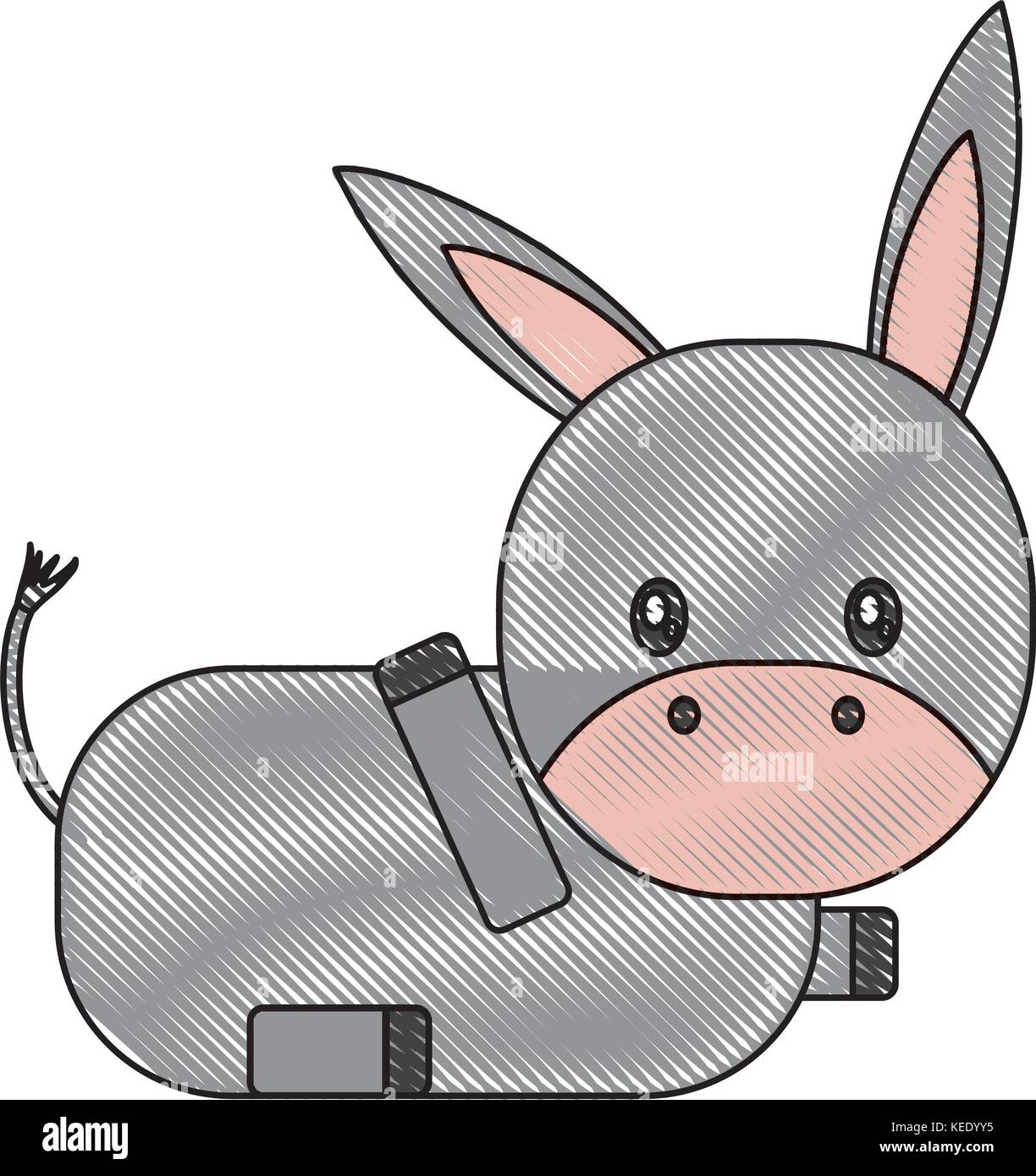 cartoon donkey icon Stock Vector Image & Art - Alamy