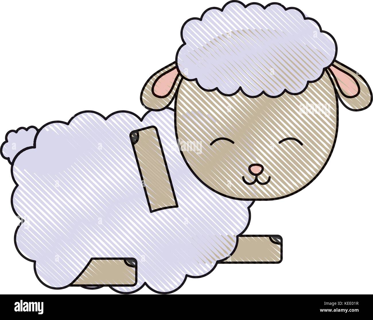 cartoon sheep icon Stock Vector Image & Art - Alamy