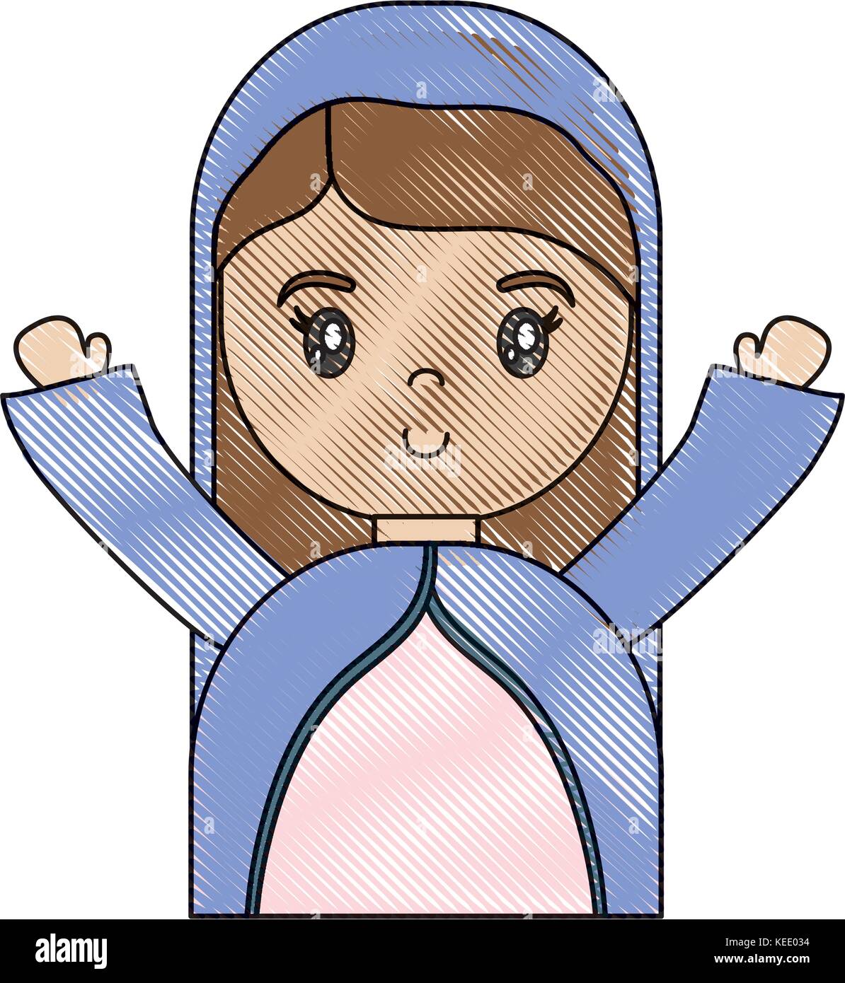 cartoon virgin mary icon Stock Vector Image & Art - Alamy