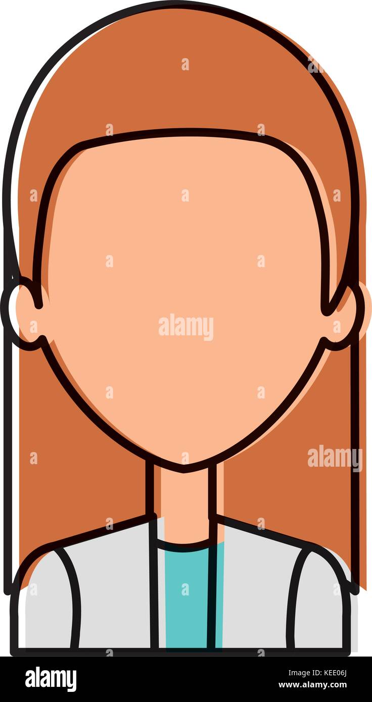 woman doctor avatar character vector illustration design Stock Vector ...