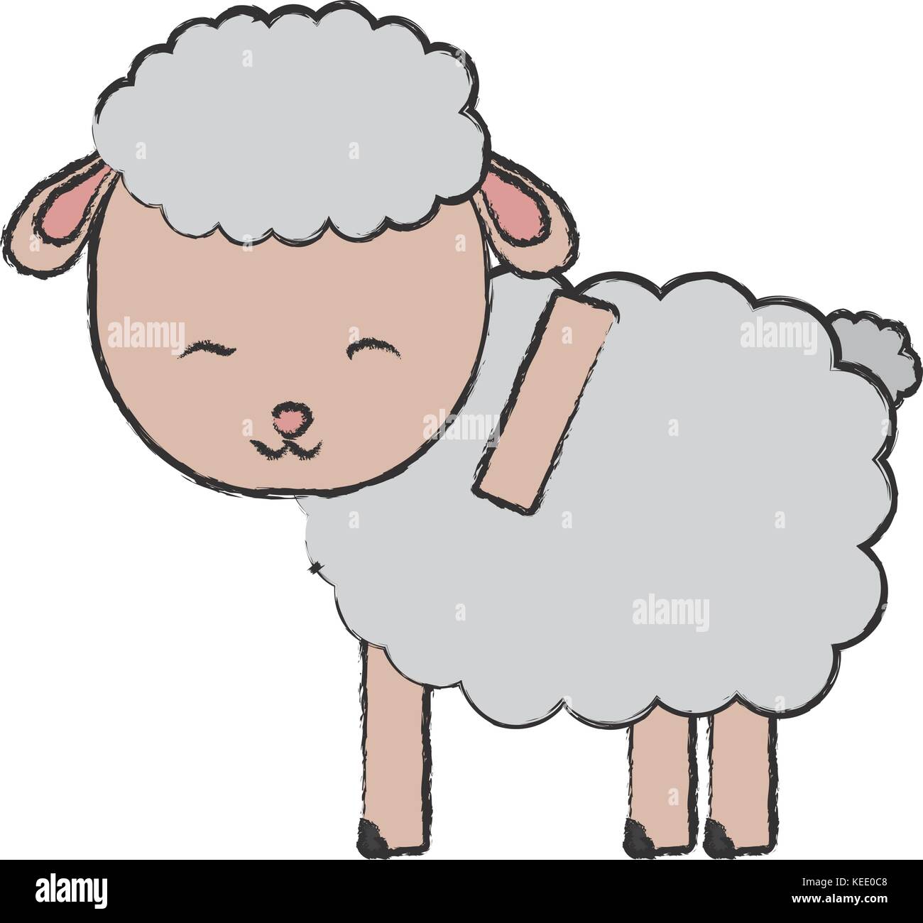 cartoon sheep icon Stock Vector Image & Art - Alamy