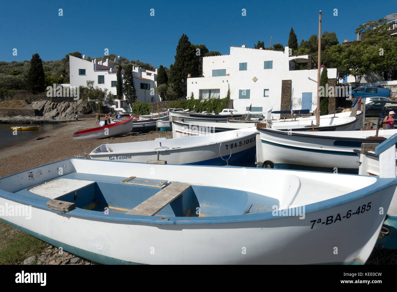 Salvador Dali house ans museum.Portlligat.Cadaqués.Girona.Spain Stock ...