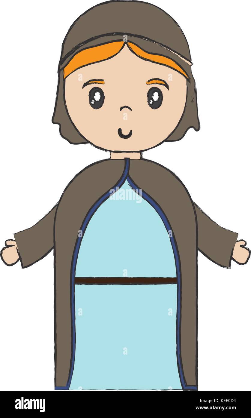 cartoon virgin mary icon Stock Vector Image & Art - Alamy