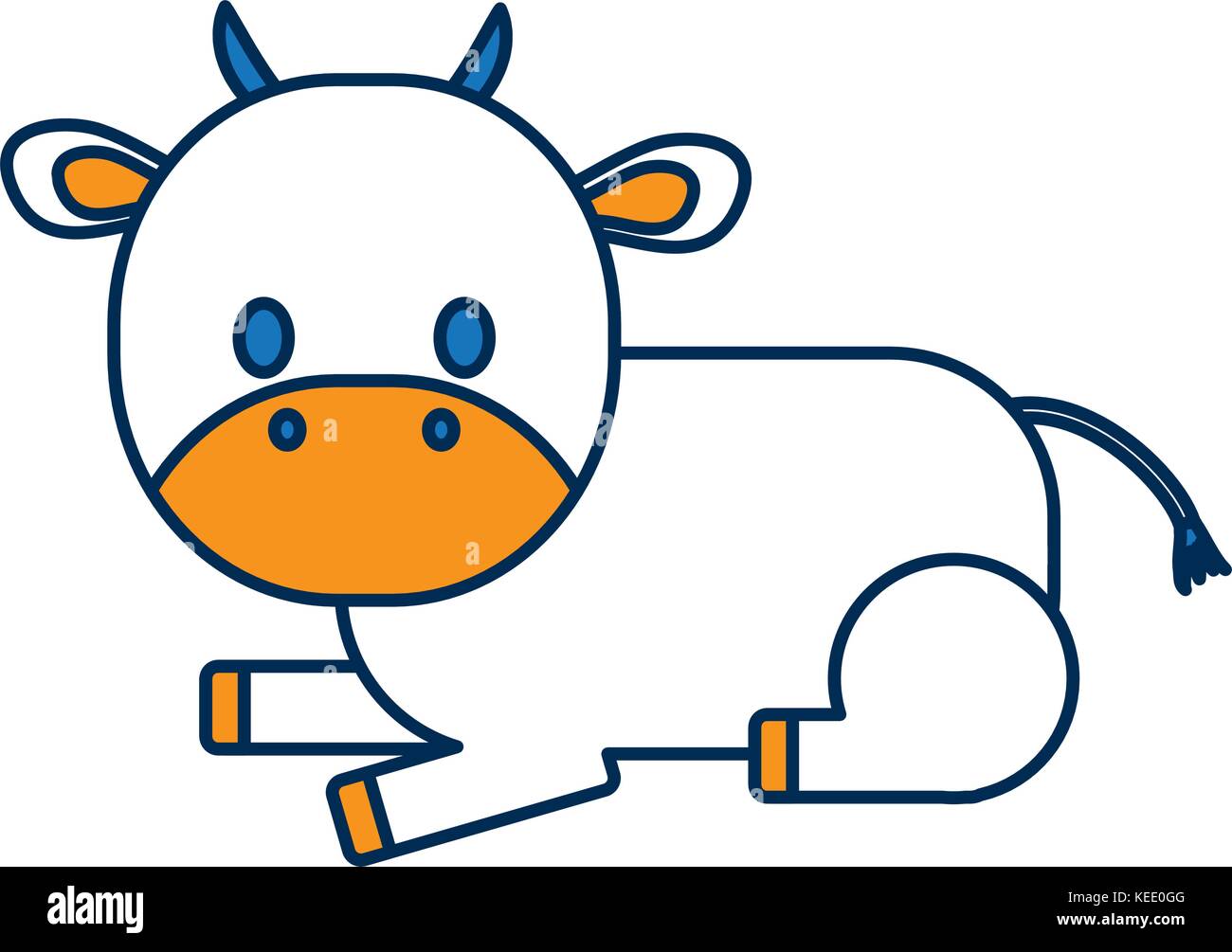 cartoon cow icon Stock Vector Image & Art - Alamy