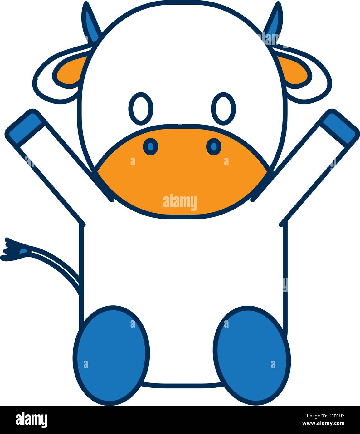 cartoon cow icon Stock Vector Image & Art - Alamy