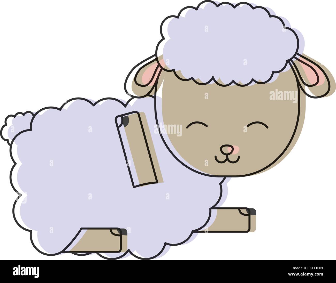 cartoon sheep icon Stock Vector Image & Art - Alamy