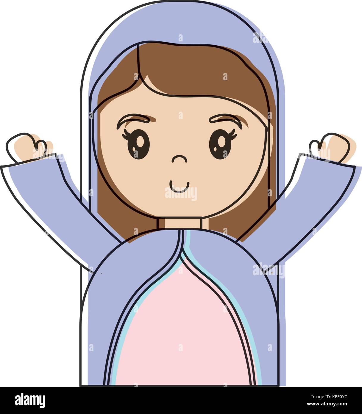 cartoon virgin mary icon Stock Vector Image & Art - Alamy