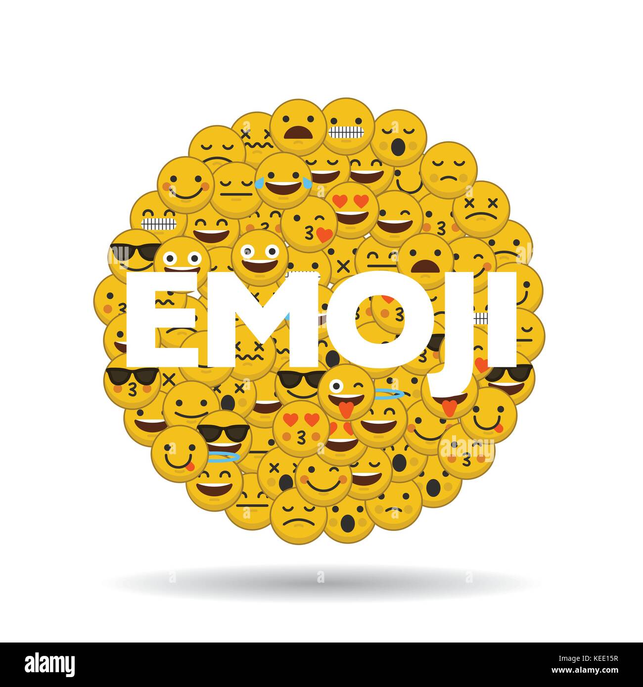 Emoticon word Stock Vector Images - Alamy