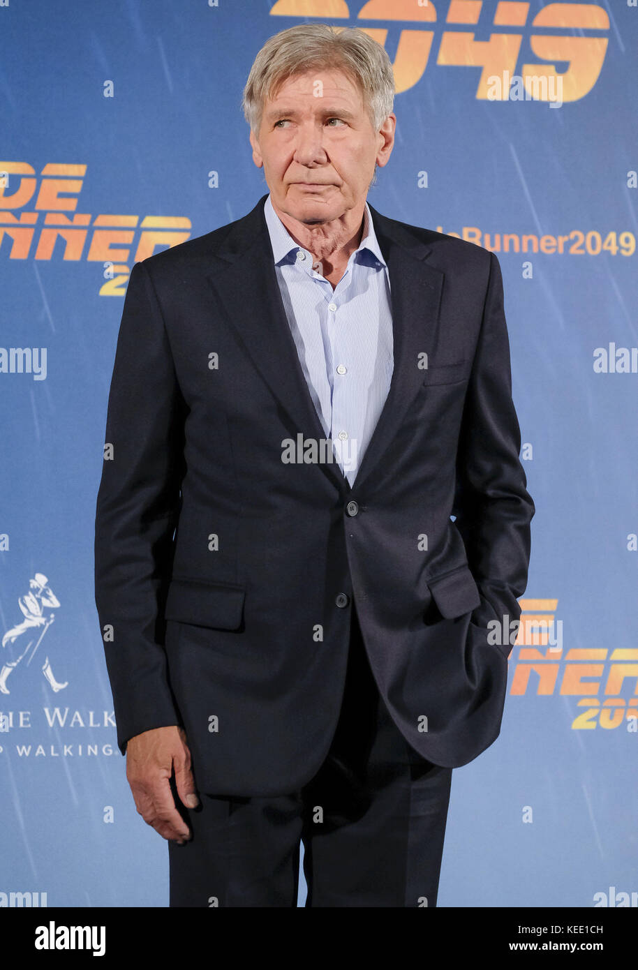 Madrid photocall for 'Blade Runner 2049' Featuring: Harrison Ford Where ...