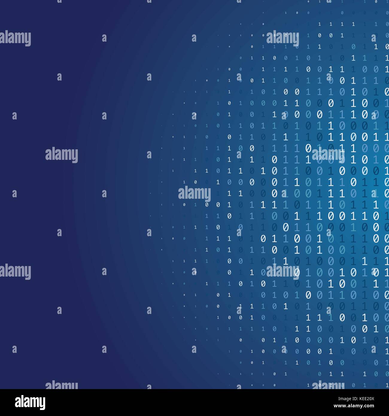Binary code digital technology background made with zeros and ones Stock Vector Image & Art - Alamy